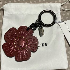 Coach | Bags | Coach Tea Rose Bag Charm 7449 | Poshmark